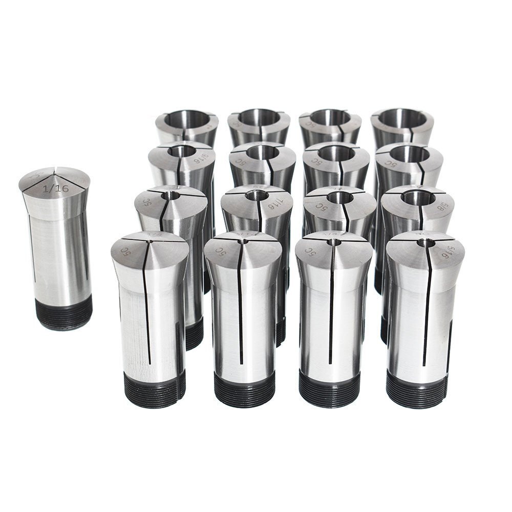New 5C Hex /Square/ Round Collet 5C Emergency Collet and 5C Collet Stop ...