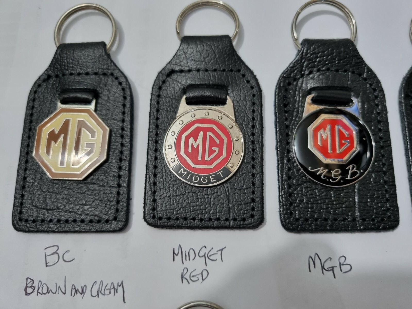 KEY RING MG midget TA TB TC TD TF MGA MGB GT Y-TYPE MAGNETTE coil ...