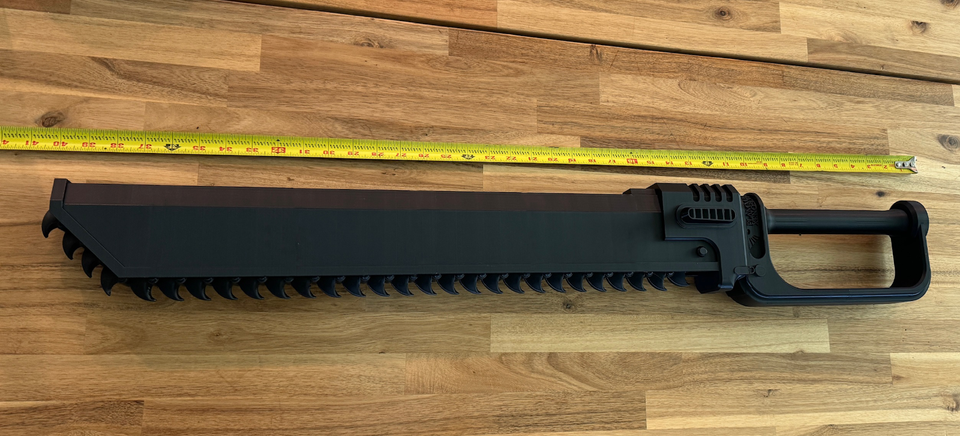 39" Prop Chainsword Space Marine Cosplay compatible with Warhammer 40k ...