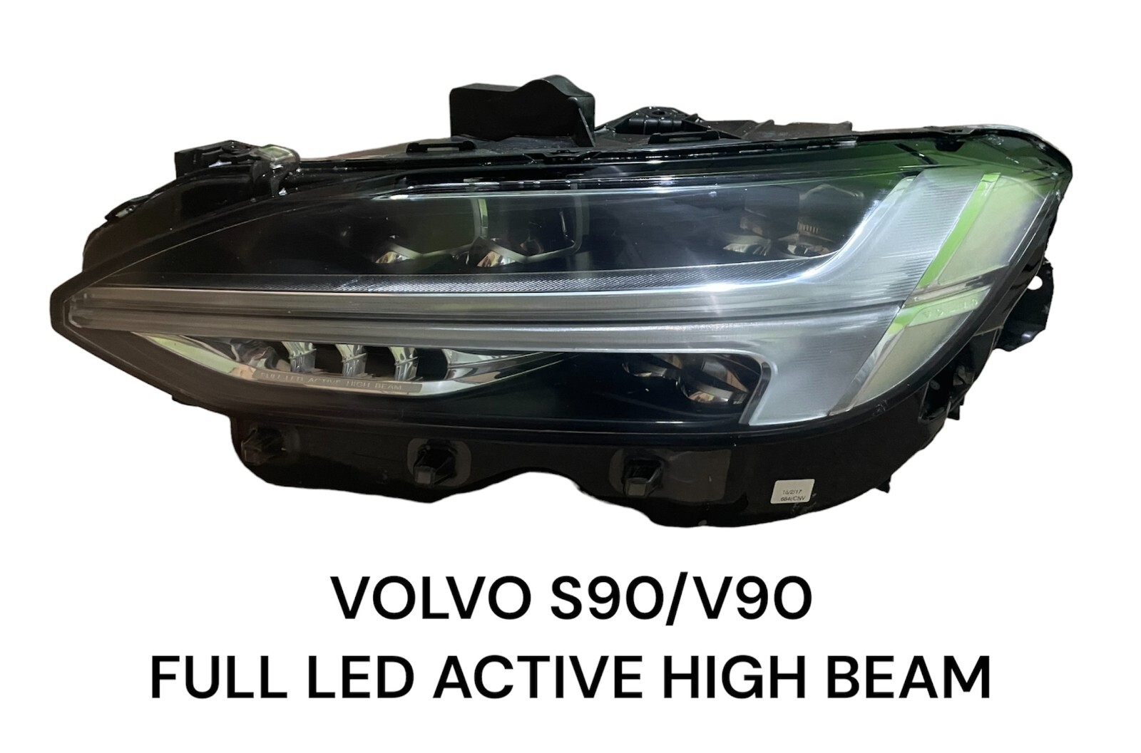 VOLVO S90/V90 (2017-2022) left(driver) FULL LED ACTIVE HIGH BEAM AFS | eBay