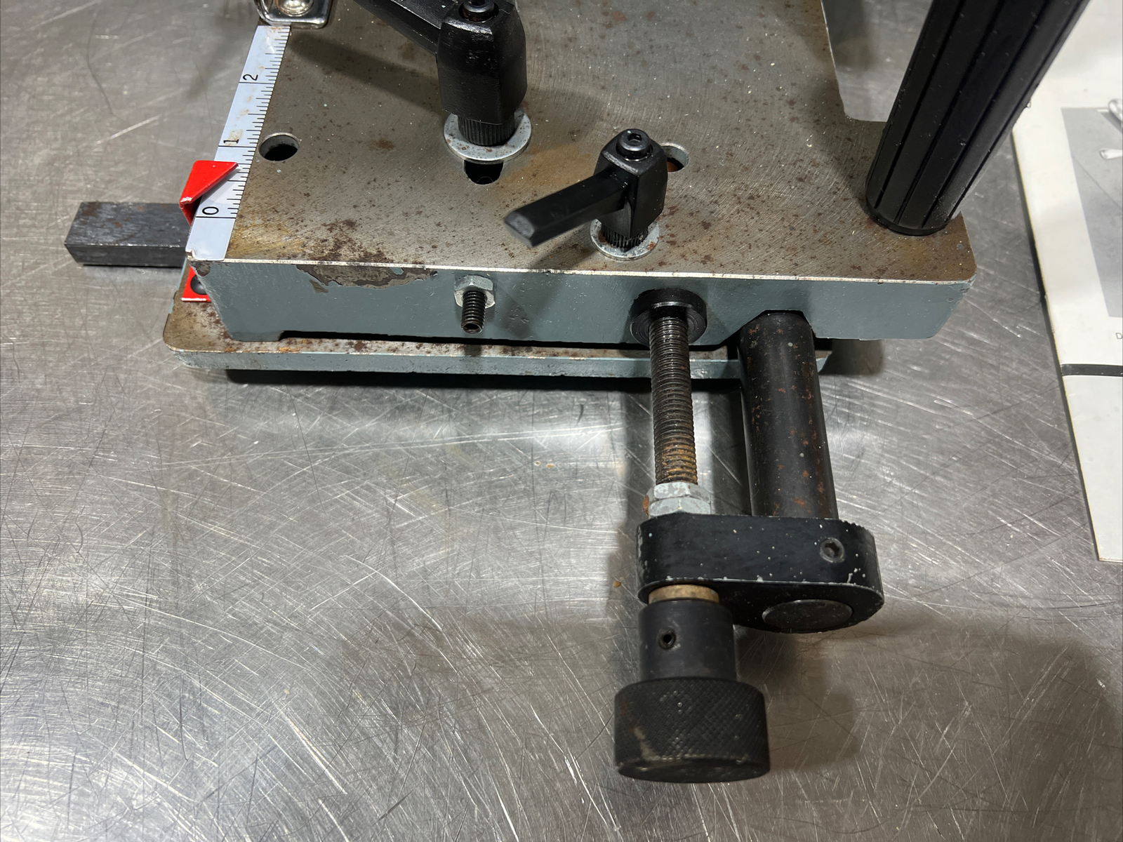 Vintage DELTA WOODWORKING TOOLS TENONING JIG for TABLE SAWS model 34 ...