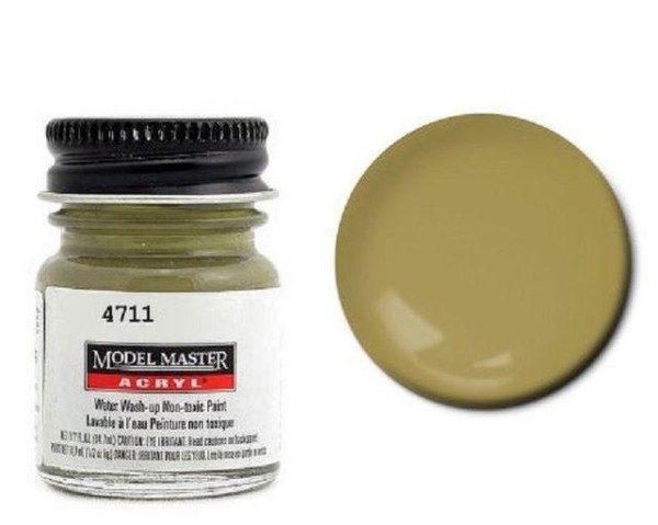 Testors 4711 Acryl Flat 1/2 Oz Armor Sand Fs30277 Acrylic Paint Model ...