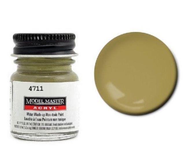 Testors 4711 Acryl Flat 1/2 Oz Armor Sand Fs30277 Acrylic Paint Model ...