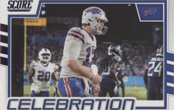 2022 Score - Celebration Josh Allen #C-JA Purple for sale online | eBay
