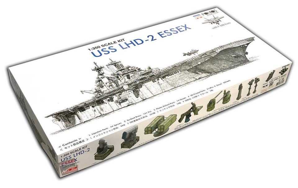 1/350 Pontos Model USS Essex LHD-2 DELUXE Plastic Model Kit | eBay
