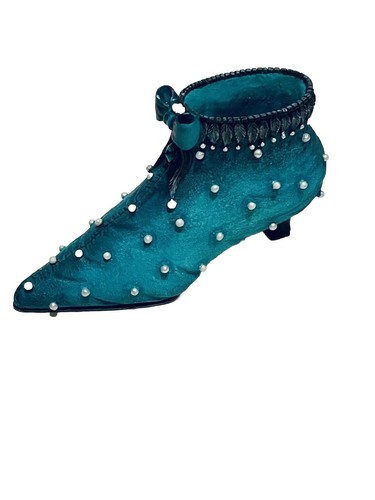 Pearled Velvet Circa Collection 1865 Shoe | eBay