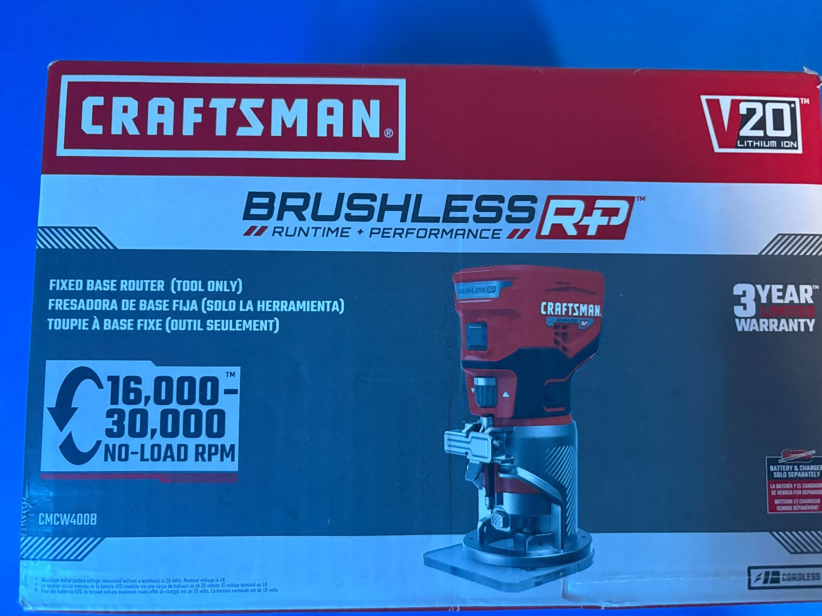 NEW CRAFTSMAN V20 Router Fixed Base Bare Tool | eBay