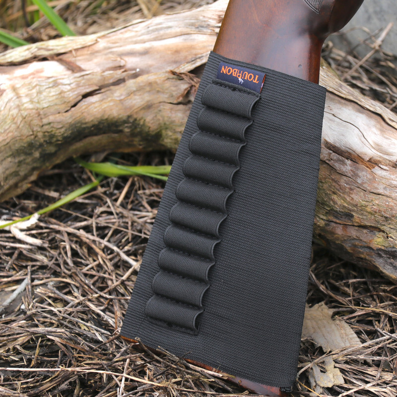 Butt Stock Rifle Ammo Belt Shell Holder Cartridge 10 Ammo 410GA Carrier ...
