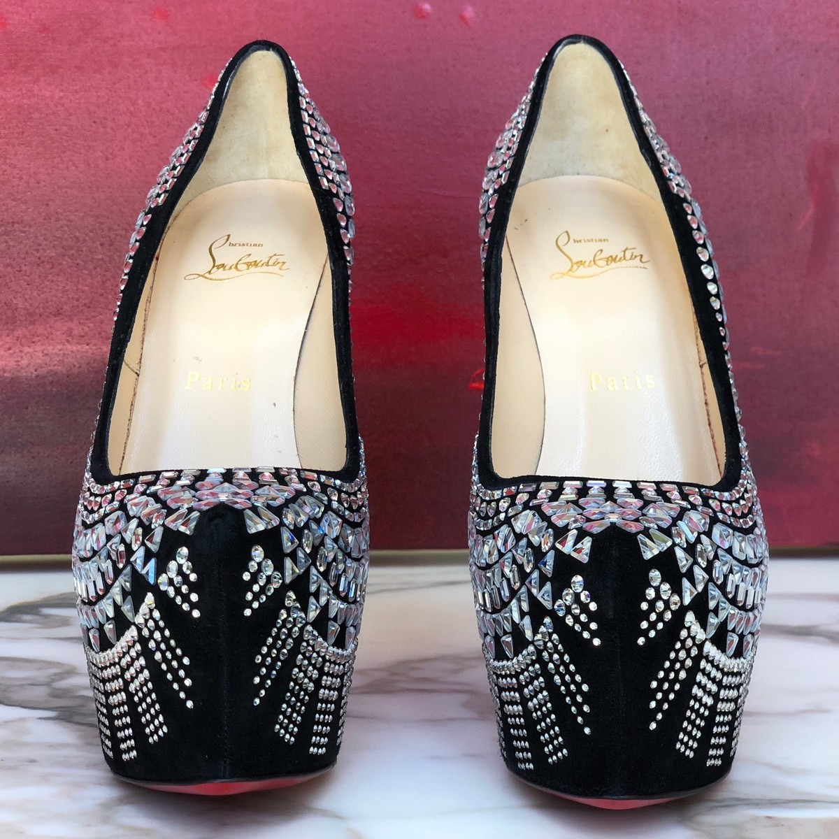 new CHRISTIAN LOUBOUTIN Decorapump strass platform pump size new CHRISTIAN LOUBOUTIN Decorapump strass platform pump size