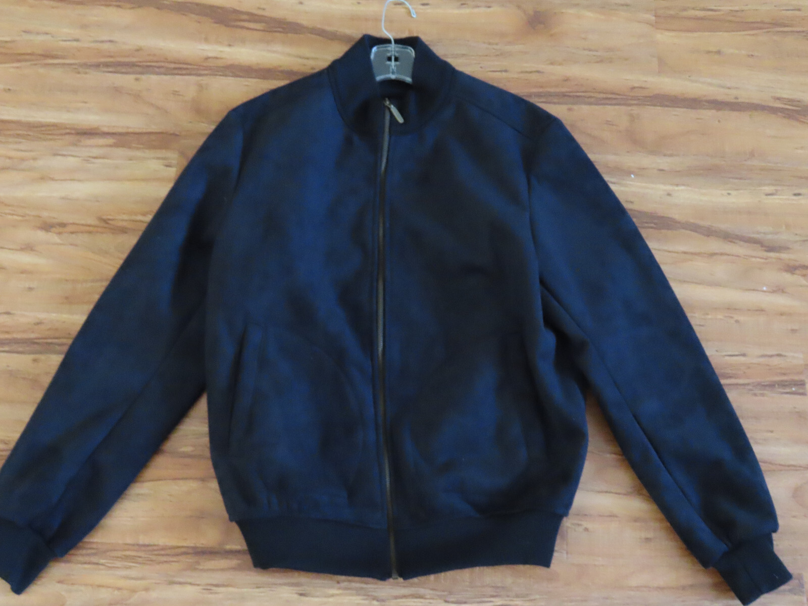 AC Luxury Collection Men's Suede Shearling Black Jacket Made in Italy ...