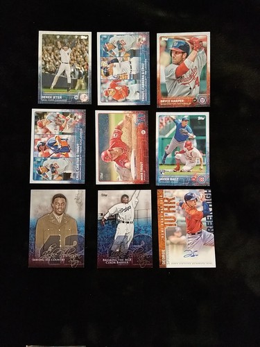 Great Lot of 2000+ diff baseball cards. Topps 2015-16 and Bowman 2016 ...