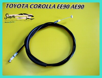 With for TOYOTA COROLLA AE90 92 E90 EE90 HOOD BONNET RELEASE CABLE ...
