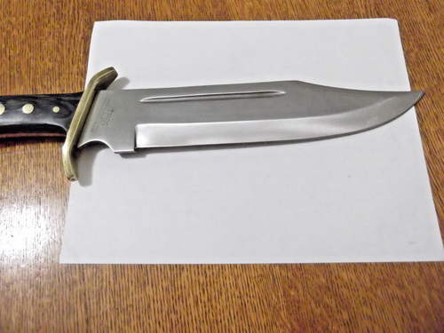 Timber Rattler western Outlaw TR65 Large Bowie Knife Near Mint | eBay