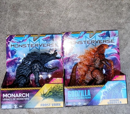 MonsterVerse King Of The Monsters Burning Godzilla & Frost Vark Action ...