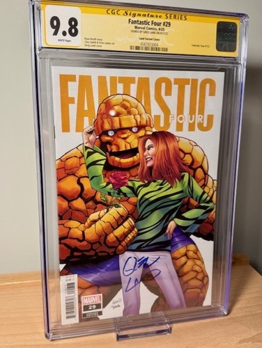 Fantastic Four #29 CGC SS 9.8 | Greg Land Signed Variant | Marvel 2025 ...