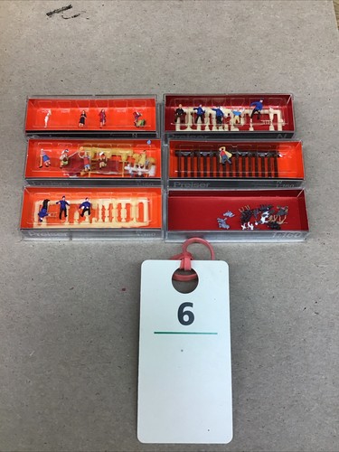 Lot Of Preiser N Scale People Figures For Model Train Layout New D-7 ...