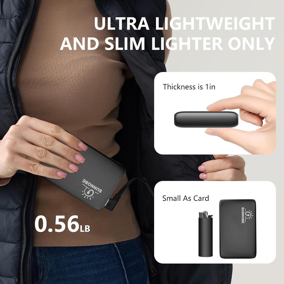 7.4V 16000mah Heated Vest Battery Pack Compatible with Compatible with ...