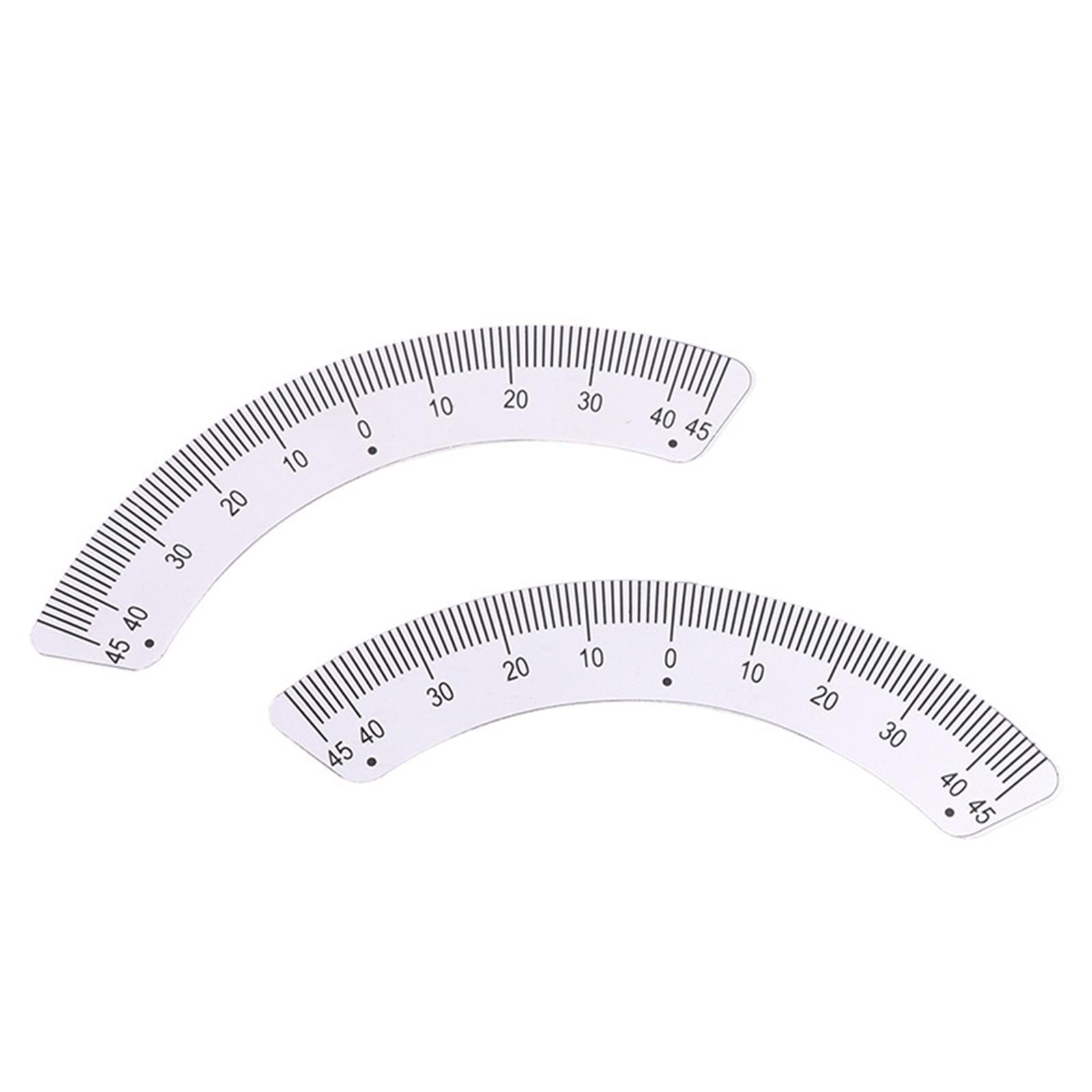 45 Degree Angles Ruler Small Protractor Milling Machine Durable Scale ...