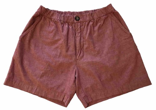 Vtg Chubbies Shorts USA Chambray Red “The Derby” Mens Small Flap Pocket ...