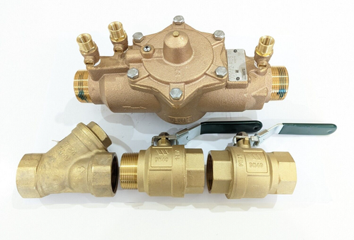 Watts 009-040-LBS 40mm RPZ Reduced Pressure Zone Backflow Preventer ...