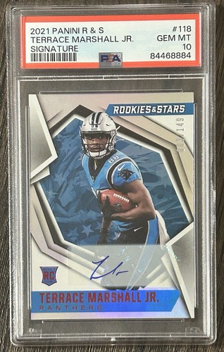 2021 Rookies & Stars Terrace Marshall Signatures Rookie Auto RC #/d ...