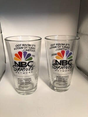2 Vintage 1990s NBC Sports Network Glasses | eBay