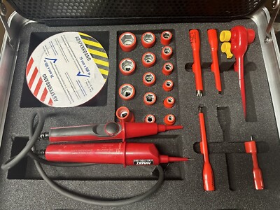 Hazet VW AG Mechanic Technician Hybrid Electric Vehicle Tool Box Set w ...