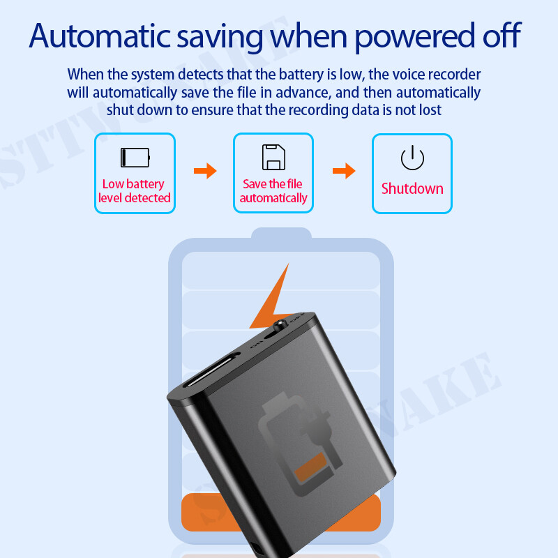 Mini voice activated recorder hidden magnet recording listening device ...