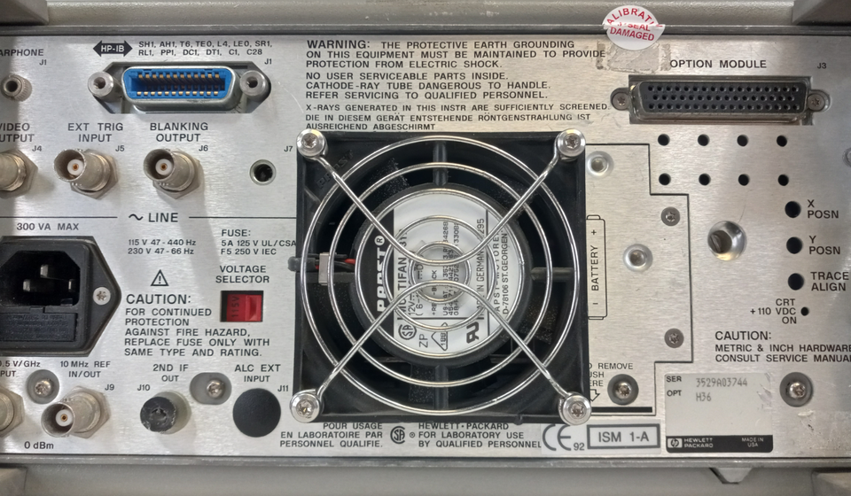 HP Hewlett Packard 8563A Spectrum Analyzer 9 kHz-26.5 GHz | eBay