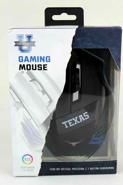 Soar Collegiate UT University of Texas Longhorns Computer Gaming Mouse ...