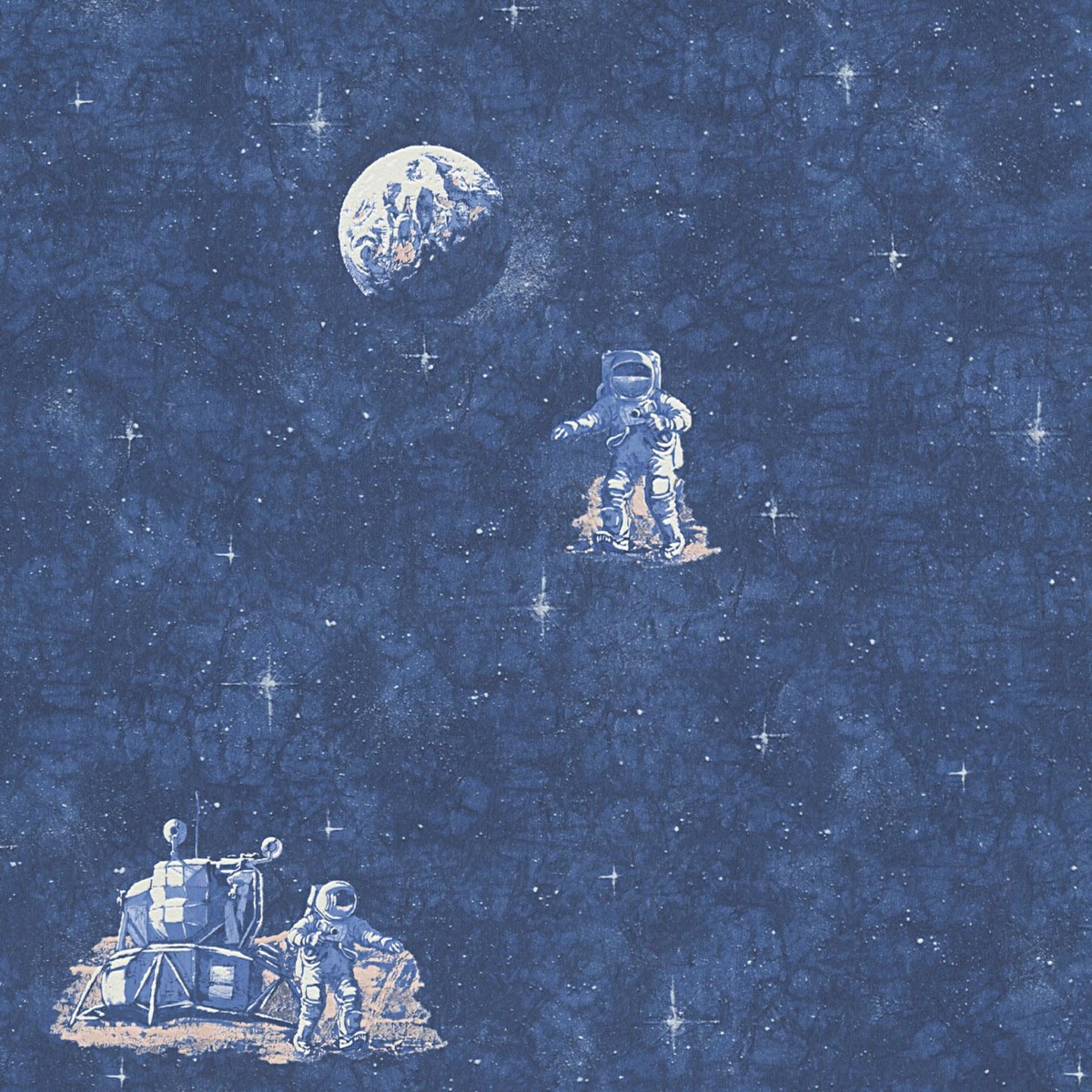 Retro Astronaut Wallpaper