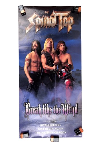 Spinal Tap Break Like the Wind Promo Poster 14x30" 1992 Movie ...