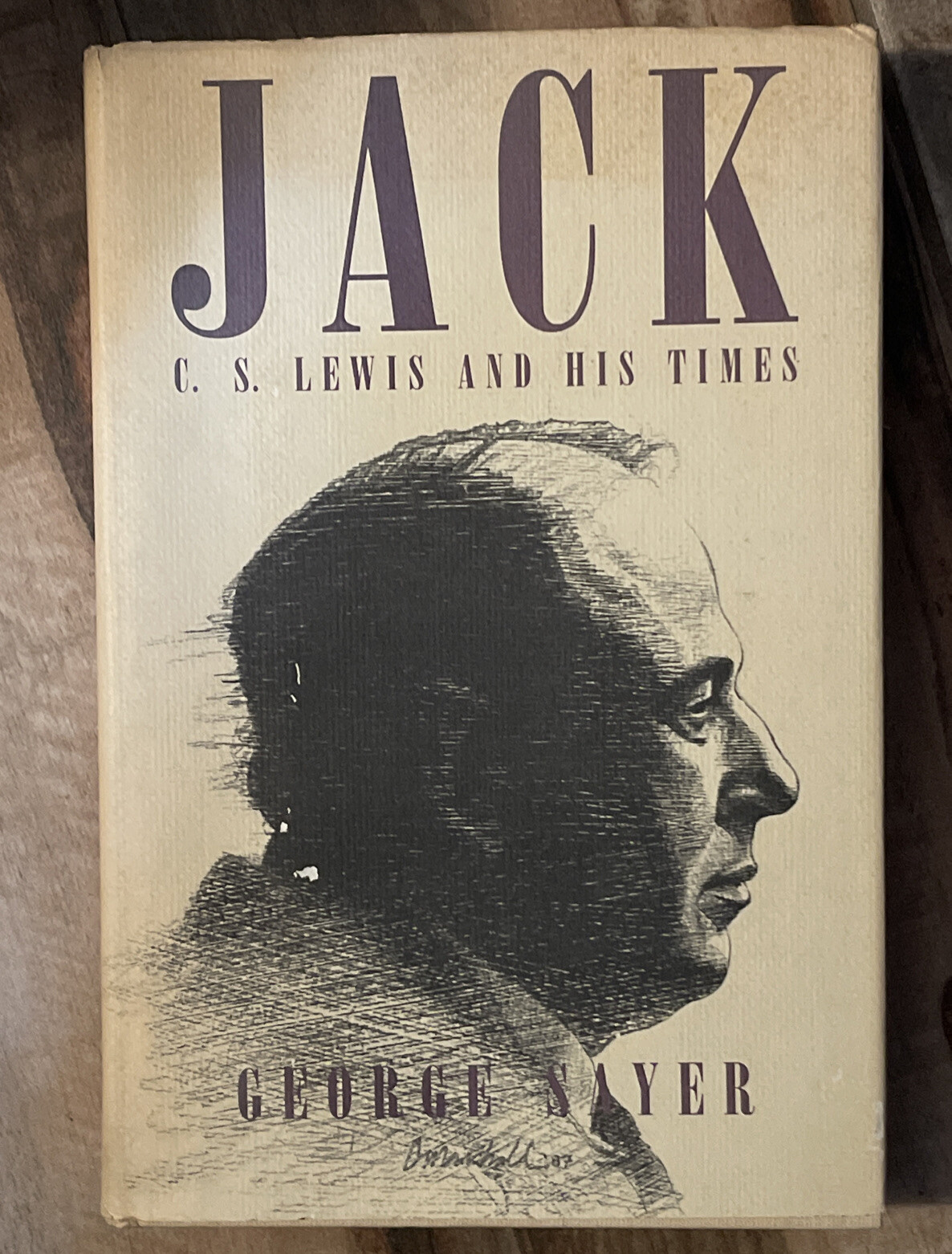 Jack: C.S. Lewis and His Times by Sayer, George. 1st Ed 1988 HCDJ ...