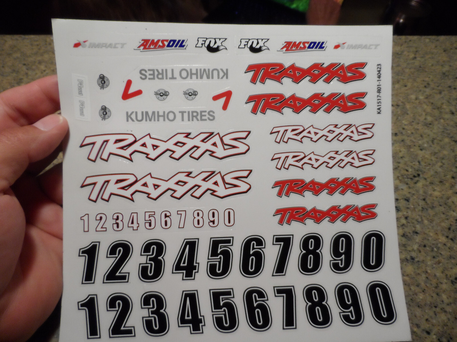 Teaxxas RC 8" Decal Sticker Sheet NOS Vintage KA1517-R01-140423 | eBay