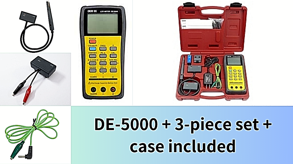 High Accuracy LCR Meter DE-5000 Automatic Discrimination and Dual ...
