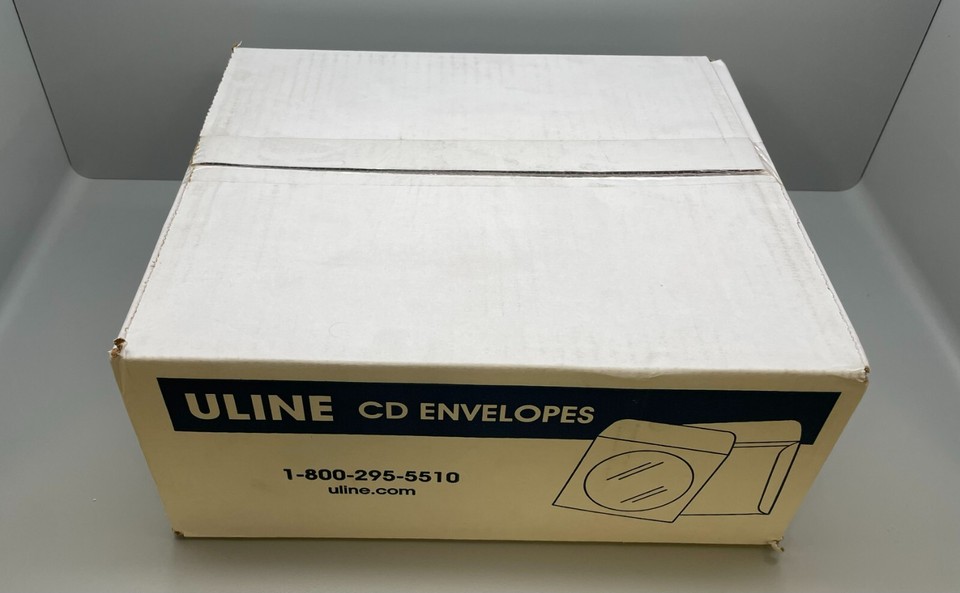 Uline Paper CD Envelopes - 5 x 5", White, 1000 Per Box - Free Shipping ...