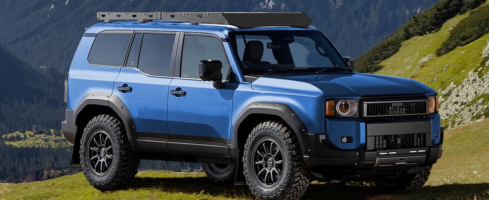 LC250 Roof Rack Compatible For 2024-2025 Toyota Land Cruiser Prado ...