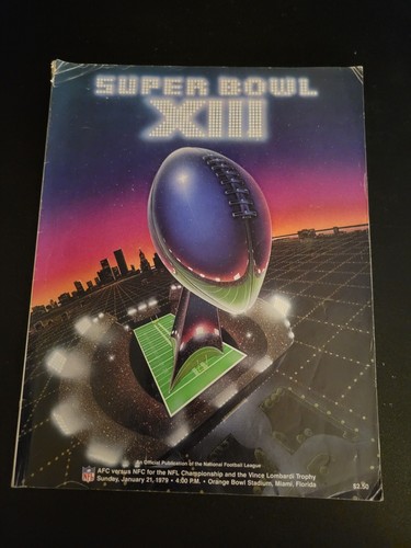 Vintage NFL Super Bowl XIII Official Program | eBay