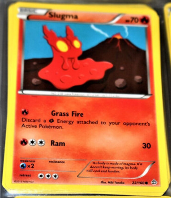 Slugma # 22/160 XY Primal Clash Set Pokemon Trading TCG Game Cards NM ...