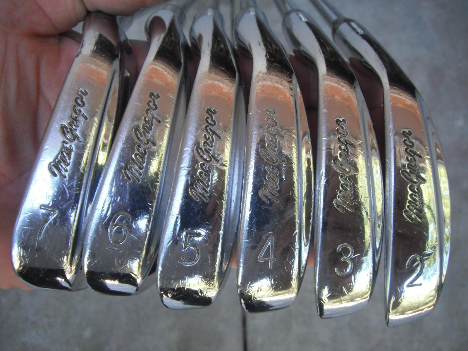 MacGregor Tourney VIP V-Foil Forged 2-P,G,L Golf Irons. Rifle 5.5 ...