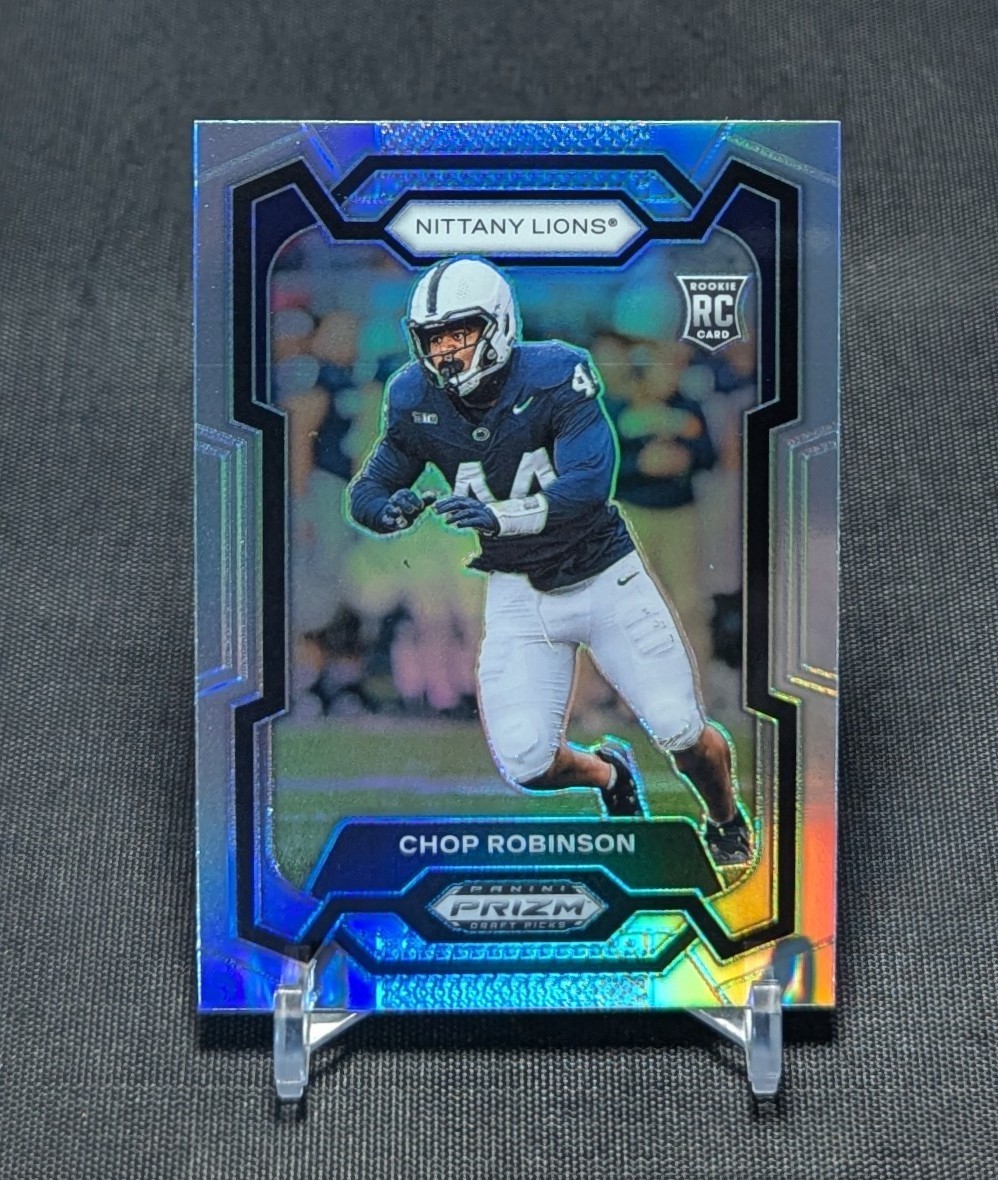 Chop Robinson 2024 Prizm Draft Picks #124 Autographs - Green Pulsar /25 ...