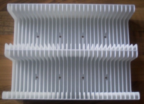 White MiniDisc tray (Holds 60 discs not in cases) storage/holder/stand ...