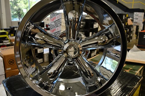 Single 18x8.5 Vision 142 (Legends) Chrome Wheel 5x4.5/5x114.3 Rim ...
