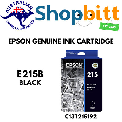 Epson 215 Black Ink Cartridge | eBay