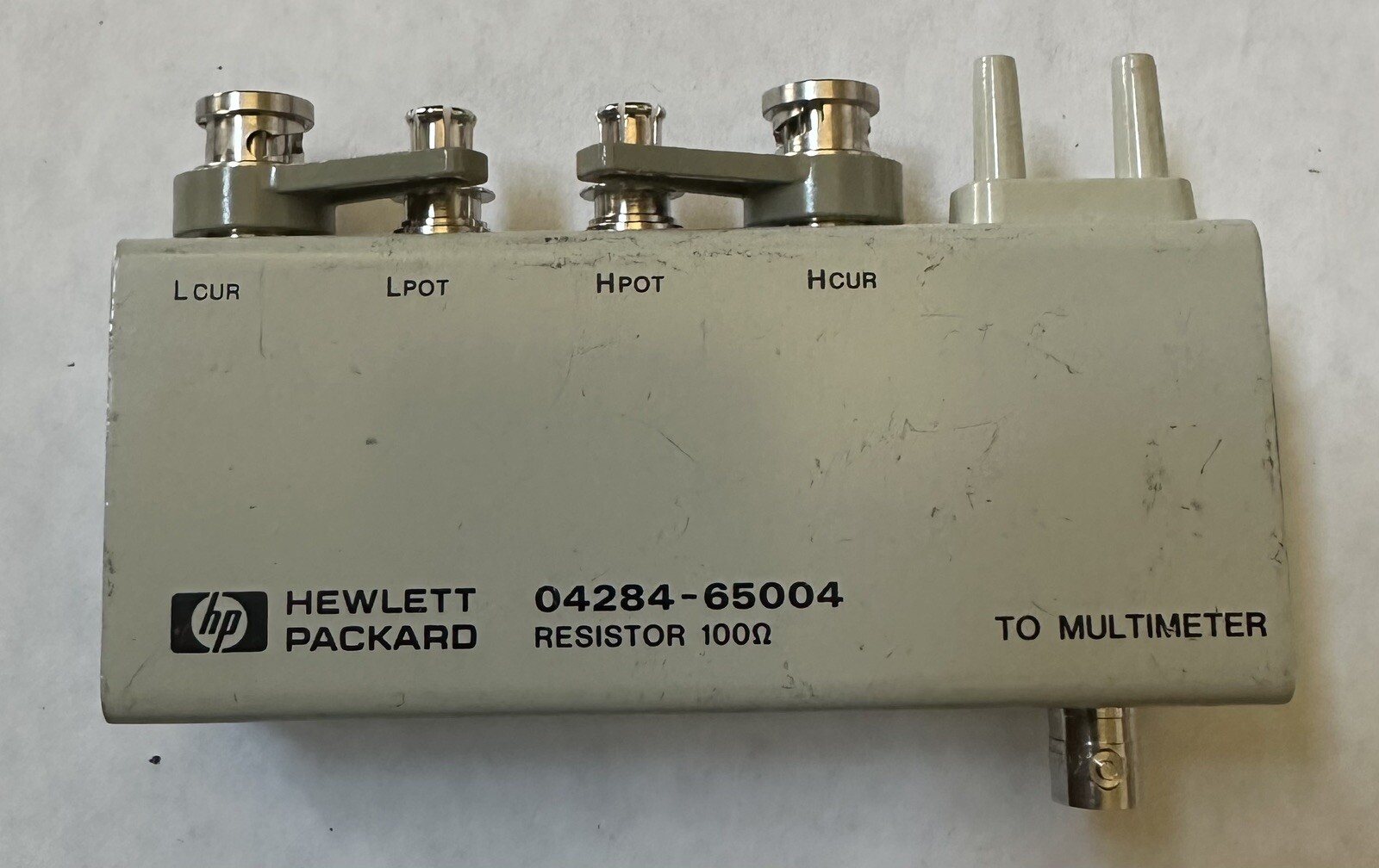 HP / Agilent / Keysight 04284-65004 100ohm Standard Resistor | eBay