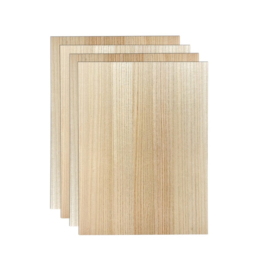 Veneered MDF Sheets 15"x20" 1/4" Thick 4-Pack Double-Sided DIY Wood ...