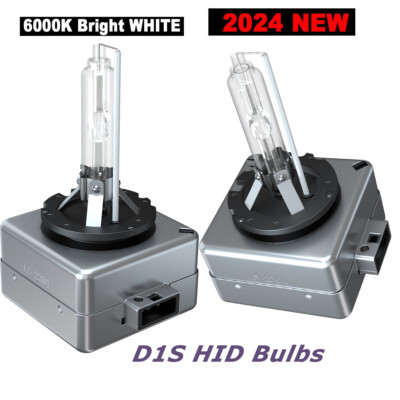 D1S LED Headlight Bulbs 35W 6000K Super White HID Xenon Conversion Kit ...