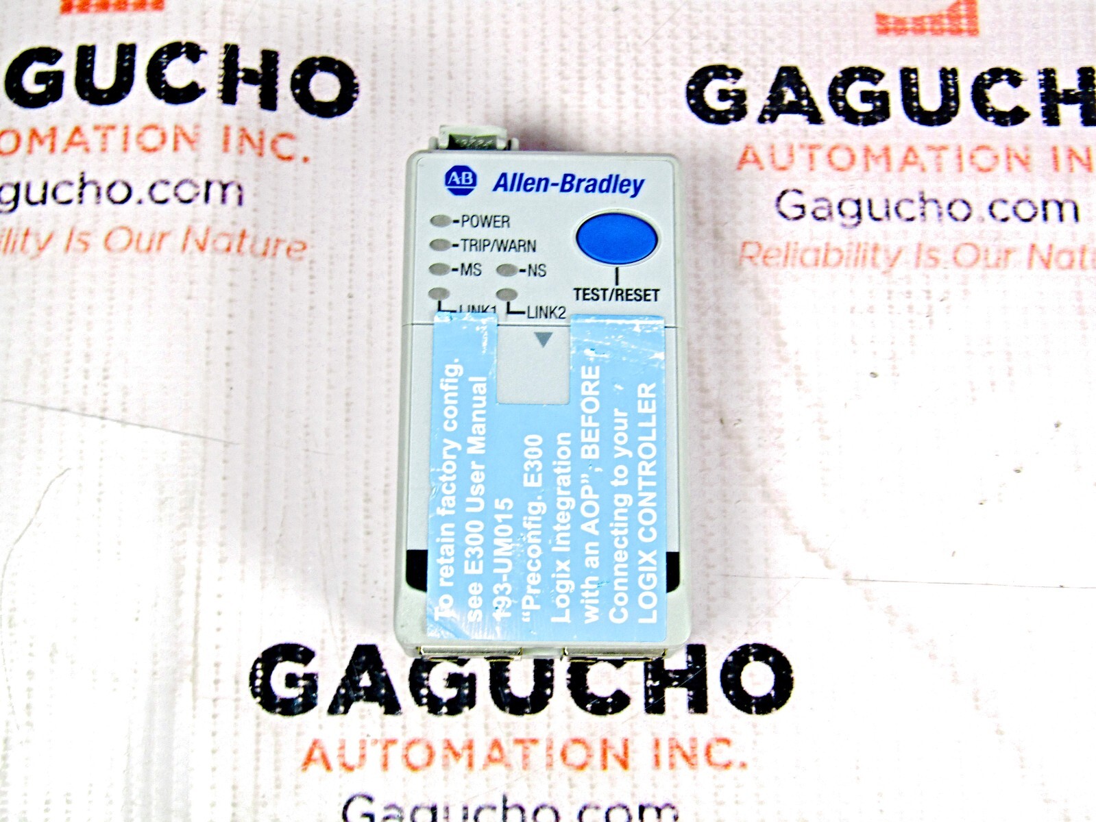 Allen Bradley 193-ECM-ETR /A E300 2-Port ENet/IP Com Module | eBay