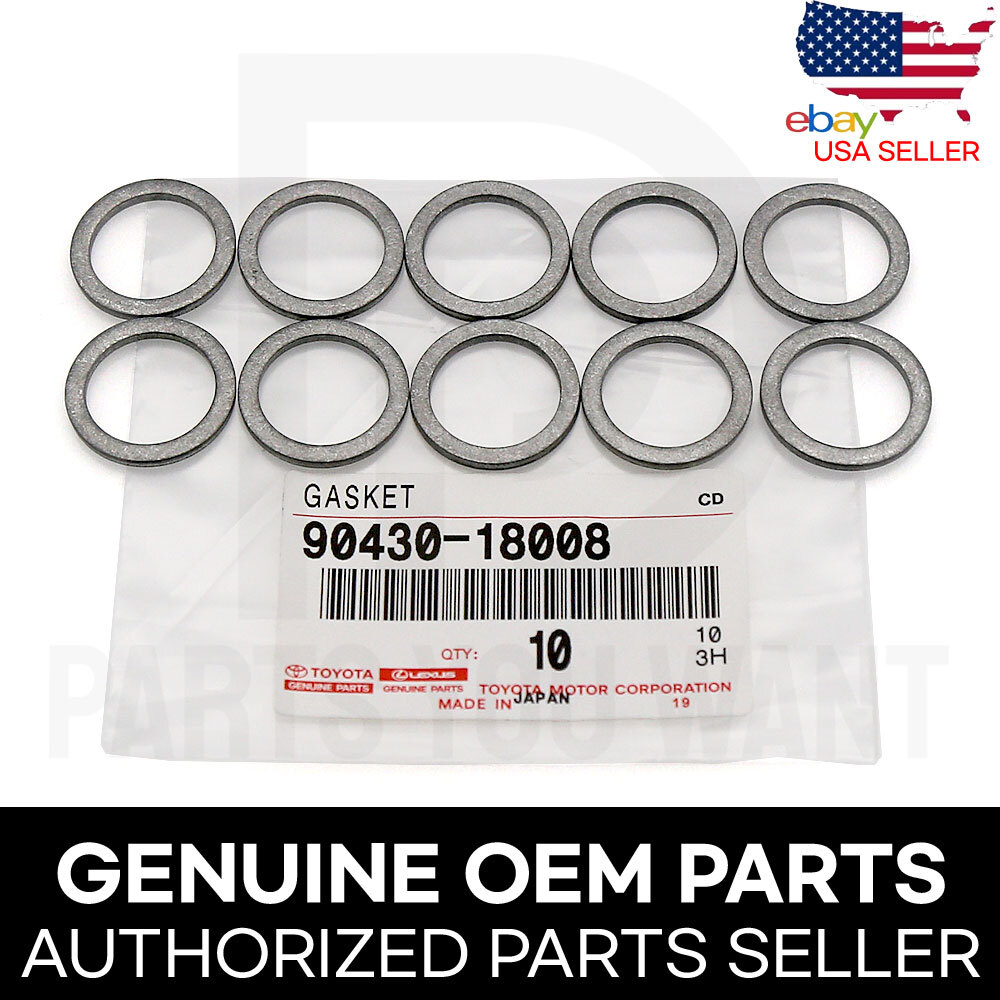 GENUINE Toyota Lexus OEM Transmission Drain Plug Gasket 90430-18008 ...
