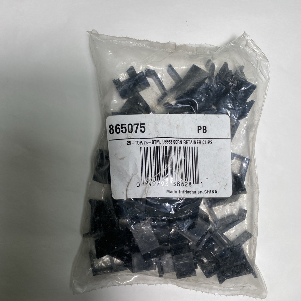 Window Screen Retainer Clips 25 Black Plastic | eBay